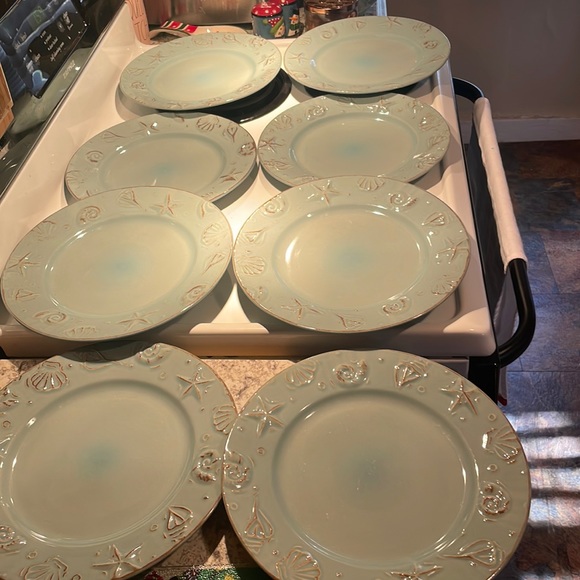 Dining | Thomson Pottery Large Dinner Plates Set Of 8 | Poshmark